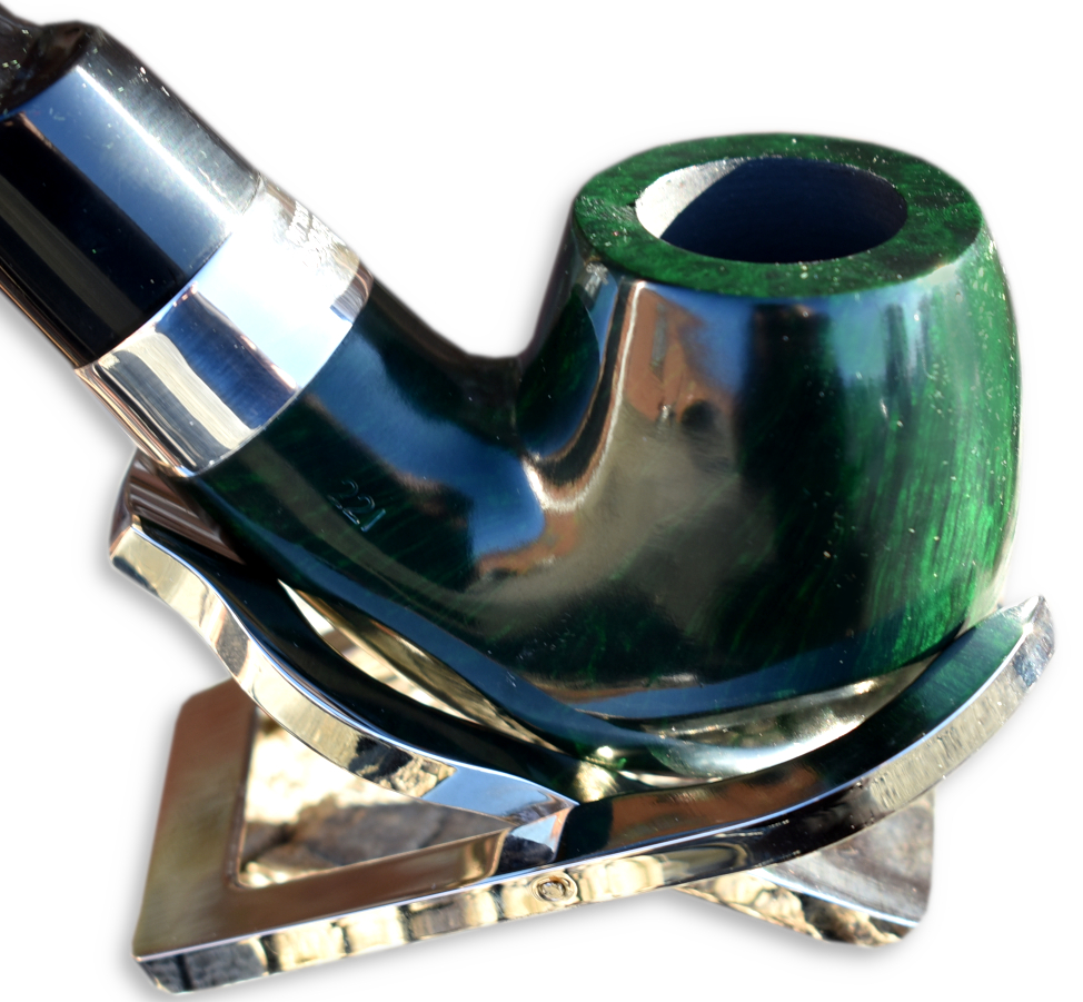 Peterson Racing Green Fishtail 221 Pipe (PE381) Peterson Racing Green Fishtail 221 Pipe (PE381)